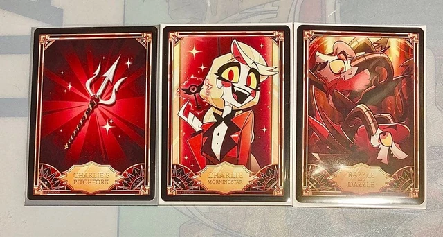 HAZBIN HOTEL TRADING Card Set Charlie Morningstar Razzle Dazzle usato ...