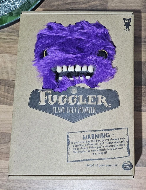 FUGGLER COUNT FUGGULA Purple Bat 2018 Spin Master Plush Chase Rare ...