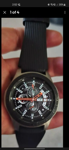 SAMSUNG GALAXY SM-R805F 46mm Black Smart Watch - LTE eSIM £46.00 ...