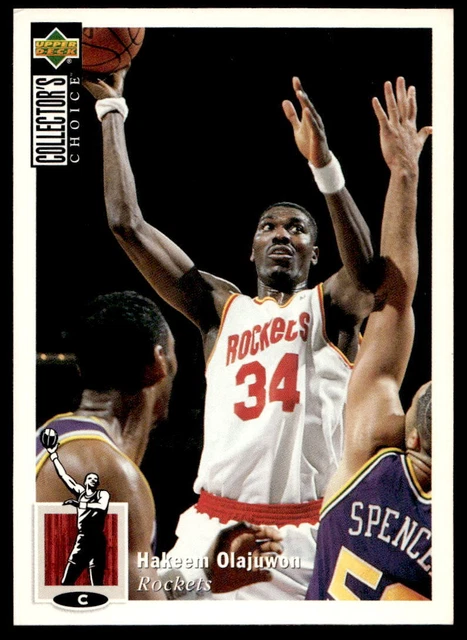 1994 COLLECTOR'S CHOICE #34 Hakeem Olajuwon Houston Rockets EUR 1,67 ...