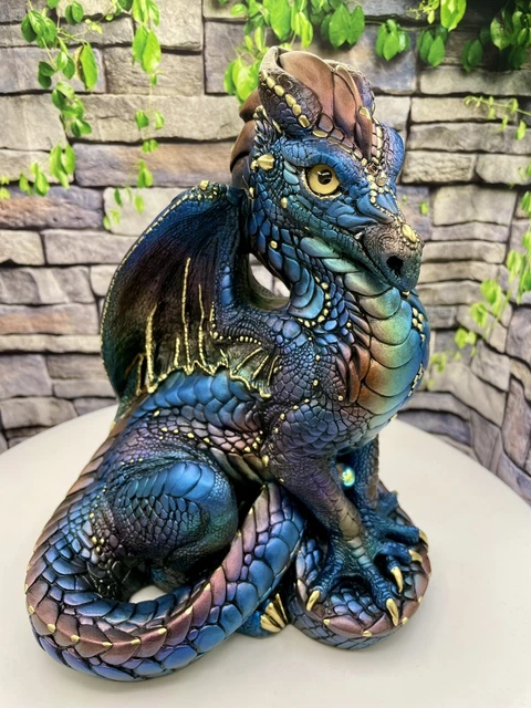 WINDSTONE EDITIONS MALE Dragon MOD/REPAIR/REPAINT “Blue Andradite” £153 ...