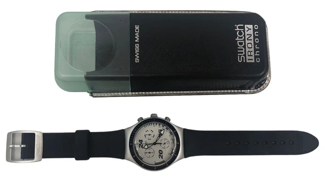OROLOGIO DA POLSO Swatch Irony Chrono STRAIGHT EDGE YCS1006 1997 EUR 49 ...