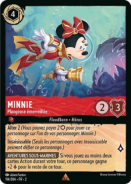 LORCANA - MINNIE - Plongeuse émerveillée - MINT/NMINT - FR - FOIL EUR 2,18 - PicClick FR