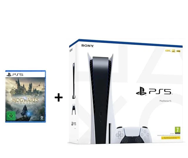 SONY PS5 BLU-RAY/ Disc Edition Spielekonsole + Hogwarts Legacy Bundle ...