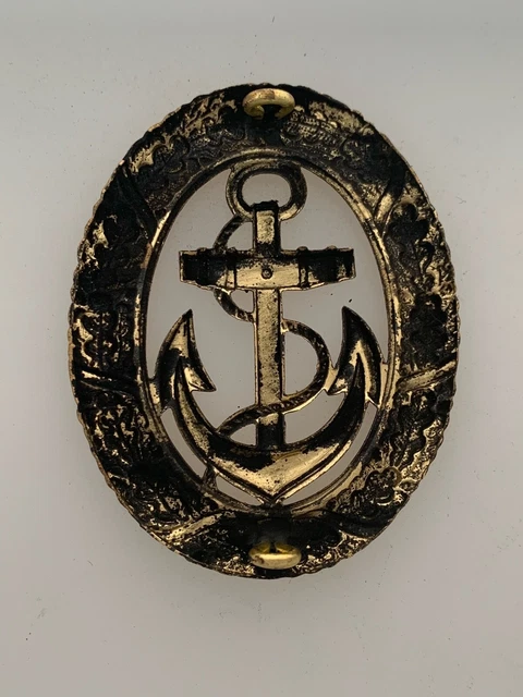 GERMAN NAVY WW2 pattern Kriegsmarine Officer of the Watch Metal Badge ...