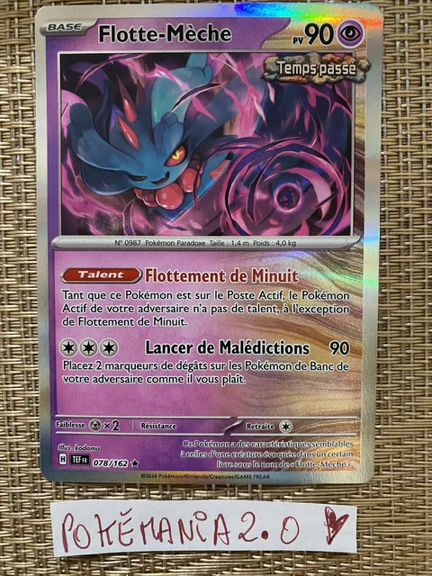 CARTE POKÉMON FLOTTE-MECHE 078/162 EV05 Reverse Forces Temporelles TEF ...