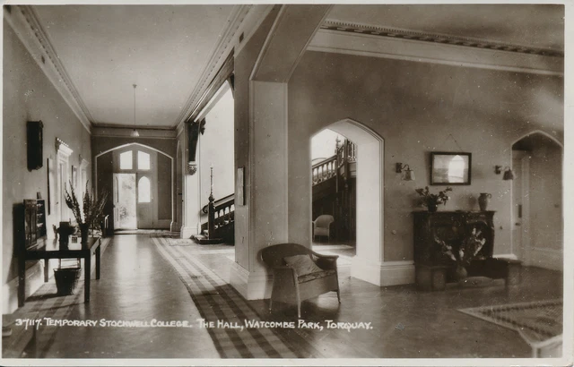 PC67150 TEMPORARY STOCKWELL College. The Hall. Watcombe Park. Torquay ...