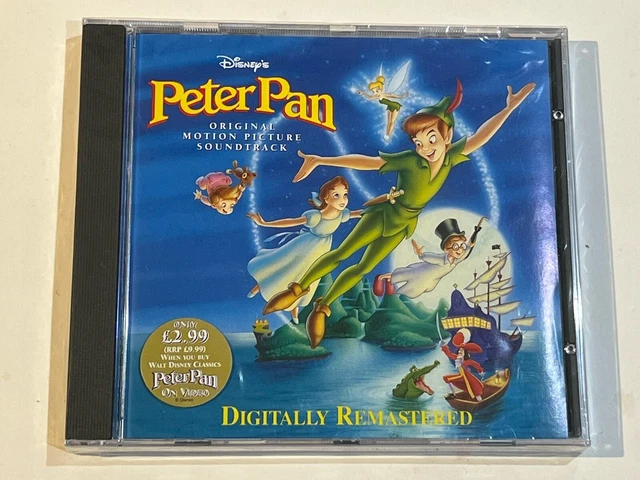 DISNEY PETER PAN Original Motion Picture Soundtrack Cd Digitally Remastered New £7.95 - PicClick UK