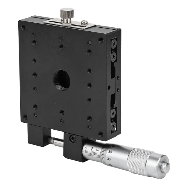SEMX80-AS MICROMETER MANUAL Slide Table Linear Stages Roller Guide 80 ...