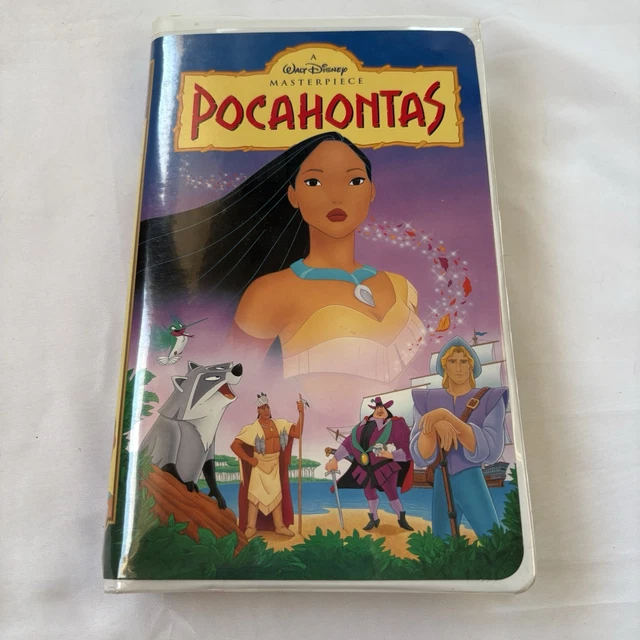 WALT DISNEY MASTERPIECE Pocahontas VHS 1996 Damaged Clamshell Case. VHS ...