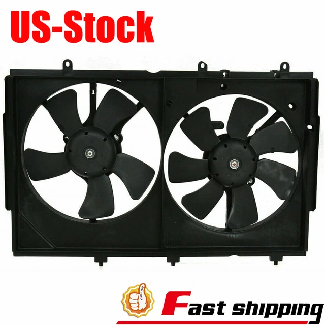 RADIATOR CONDENSER COOLING Fan Fit 2003 2004-2006 Mitsubishi Outlander ...