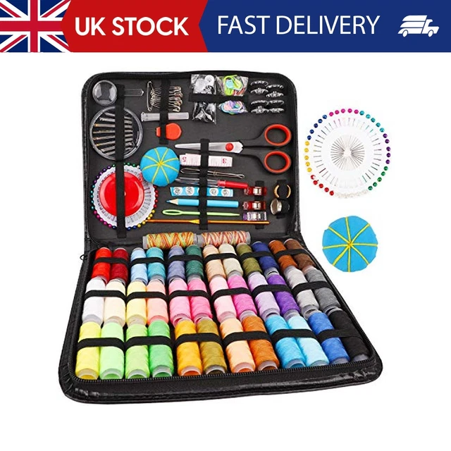 SEWING KIT,184 PCS Premium Large Sewing Supplies with PU Case,38 XL ...