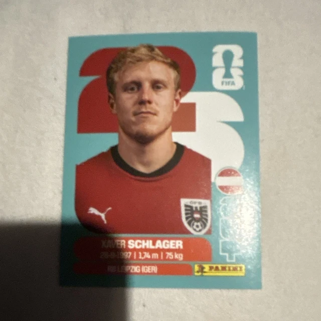 PANINI FIFA WORLD Cup 2026 Sticker Xaver Schlager Austria AUT 10 ...