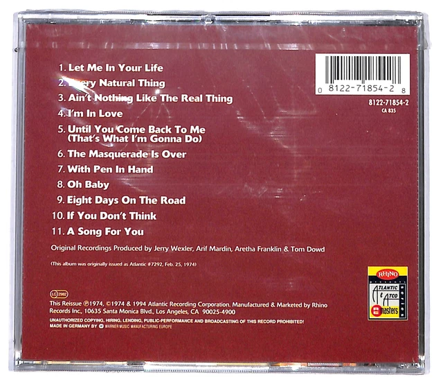 EBOND ARETHA FRANKLIN - Let Me In Your Life - atlantic CD CD095737 EUR ...