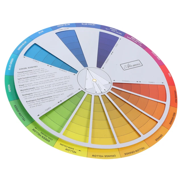 RAINBOW COLOR WHEEL Creative Color Wheel Rgb Wheel Color Wheel Chart £7 ...