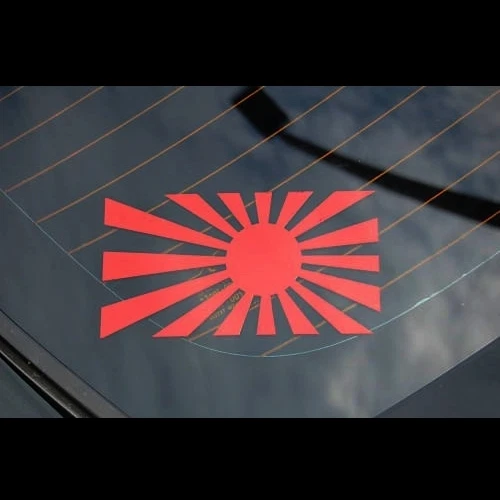 JDM LOGO JAPAN FLAG RISING SUN Decal vinyl Sticker EUR 6,26 - PicClick FR