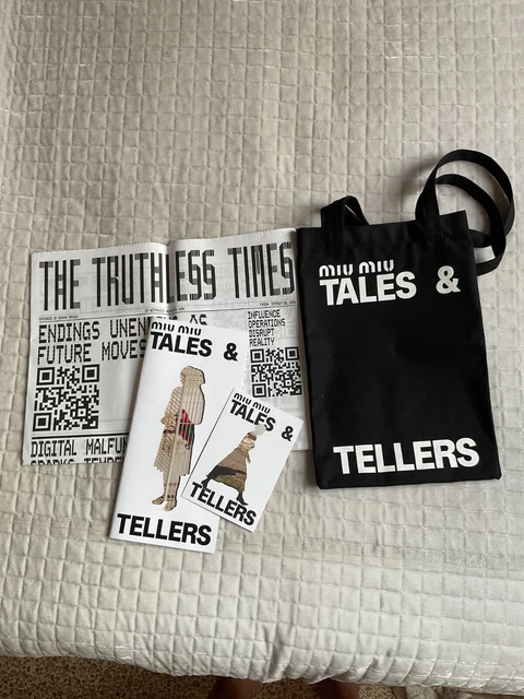 MIU MIU/TALES & Tellers/Art Basle 2024 £21.50 - PicClick UK