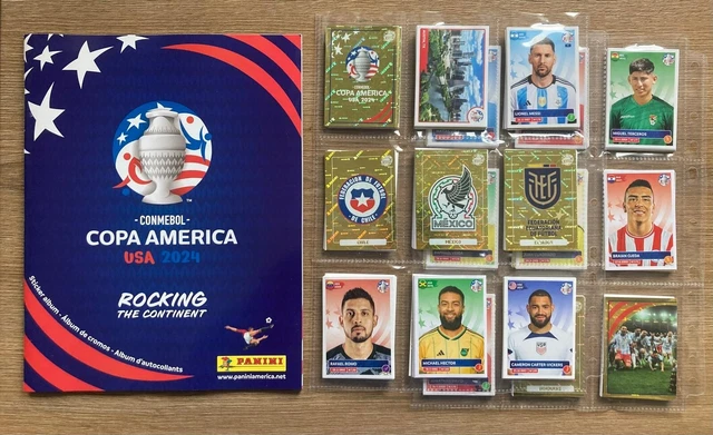 PANINI, COPA AMERICA USA 2024, Complete Sticker Set + Empty Album ...