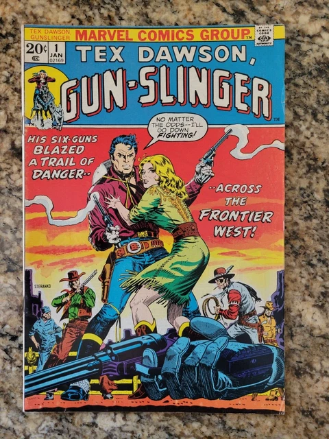 TEX DAWSON, GUN-SLINGER MARVEL Comic Volume 1, No. numéro 1, janvier ...