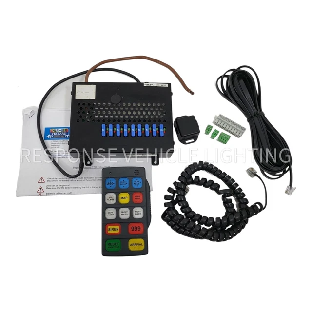 PREMIER HAZARD STC Controller Kit for Lights, Lightbar, Siren, Switch ...