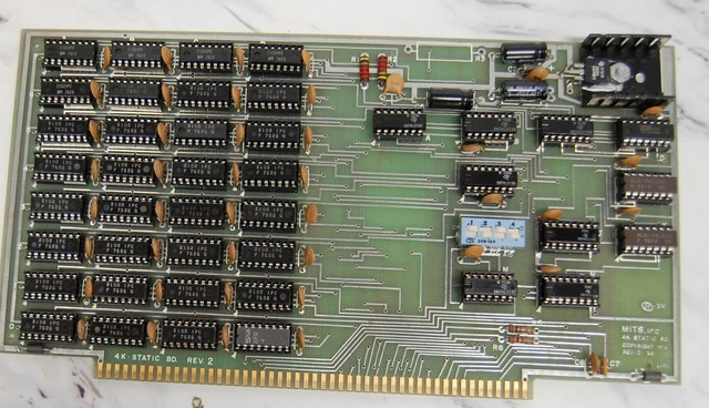 MITS ALTAIR 4K Static RAM S-100 Board #2 £118.73 - PicClick UK