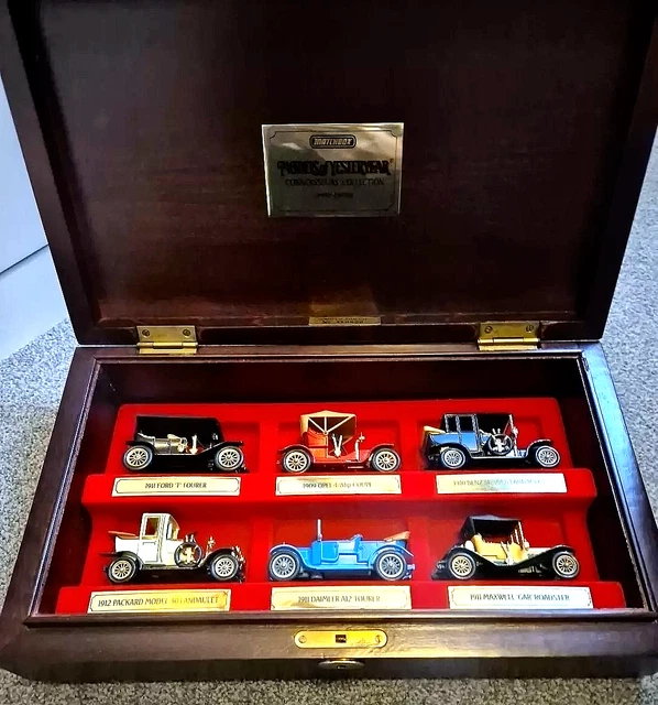 MATCH BOX MODEL Vintage Cars Unique Connoisseurs Collection Display ...