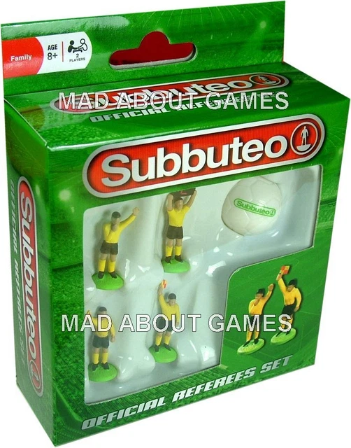 SUBBUTEO REFEREE BOX SET with 1 Ball Football Soccer Figures Miniature ...