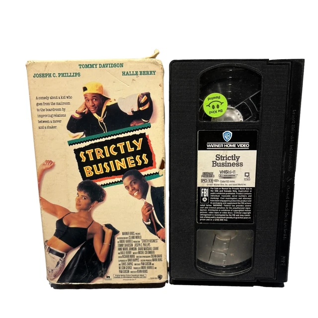 STRICTLY BUSINESS VHS Warner Home Video Halle Berry Tommy Davidson ...