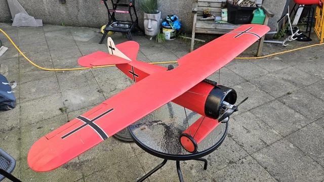 VINTAGE FOKKER D8 RC model aircraft £94.27 - PicClick UK