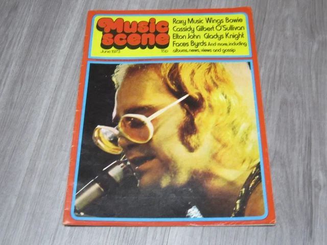 VINTAGE MUSIC SCENE magazine ,June 1973 ,Bowie ,T-Rex ,Elton etc £12.50 ...