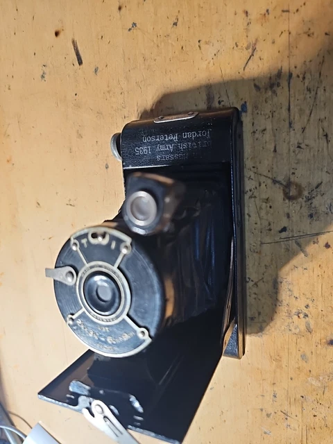 11 TH HUSSARS British army 1935 antique film camera Jordan in good ...