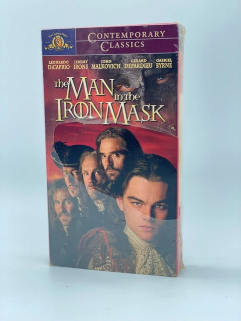 THE MAN IN the Iron Mask VHS Brand New, Sealed. Leo DiCaprio. MGM film ...