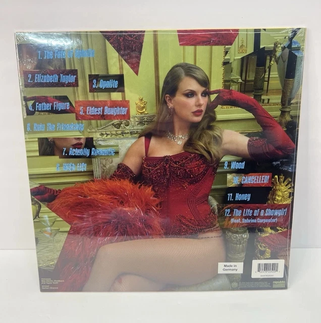 TAYLOR SWIFT THE Life of a Showgirl Baby That's Show Business Blue ...