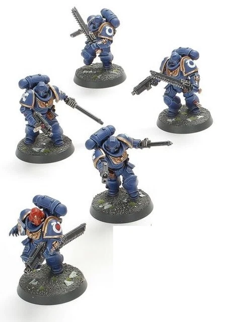 WARHAMMER 40K 5X Assault Intercessors Primaris Space Marines - NOS NEW ...