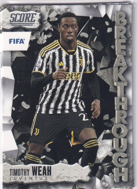 PANINI FIFA SCORE 2023-24 Fútbol Tarjetas N º 22 Timothy Weah ...