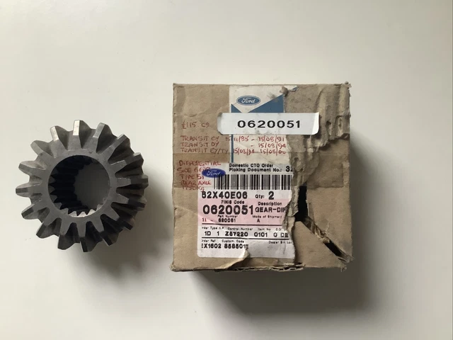 GENUINE FORD TRANSIT Differential Side Gear Type 51 Axle 1985-00, Part ...