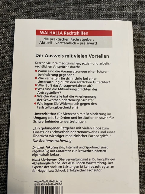WIE BEKOMME ICH Einen Schwerbehindertenausweis? von Nikolaus Ertl (2017 ... WIE BEKOMME ICH Einen Schwerbehindertenausweis? von Nikolaus Ertl (2017 ...