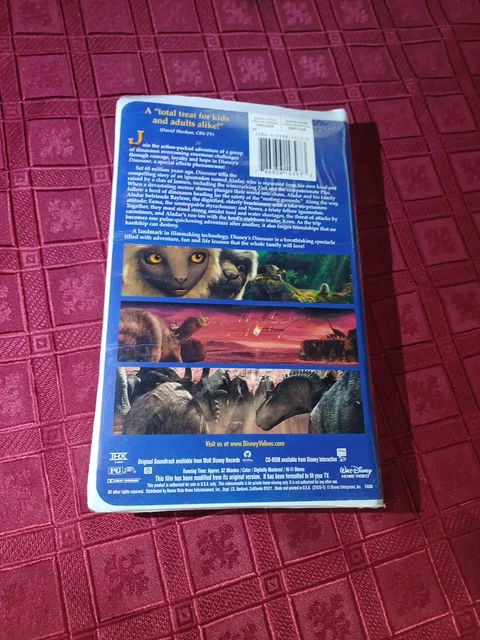 VHS - WALT Disney Pictures Presents - Dinosaur - Brand New Sealed w ...