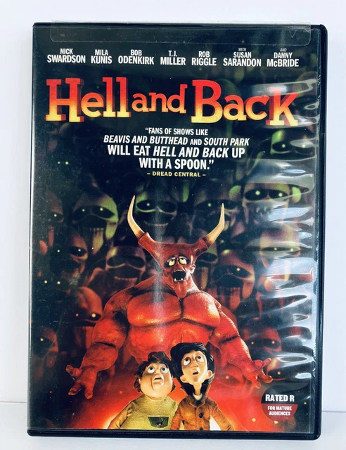 HELL AND BACK DVD Animated Comedy Nick Swardson Mila Kunis Extremely ...