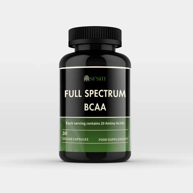 FULL SPECTRUM BCCA - Amino Acids Capsules | Free Form Amino Acids - 30 ...