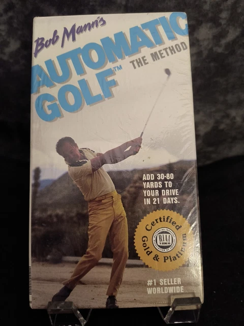 BOB MANN’S AUTOMATIC Golf VHS Golf Instructional Video 1983 NEW SEALED ...