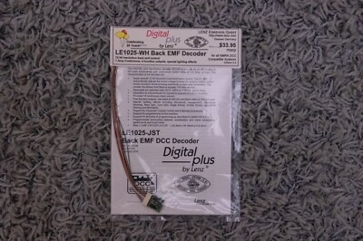 LENZ LE1025-JST BACK EMF DCC Decoder £38.00 - PicClick UK