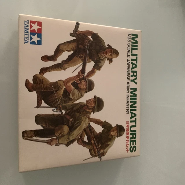 TAMIYA VINTAGE MILITARY Miniatures 1/35 Scale Japanese Army Infantry ...