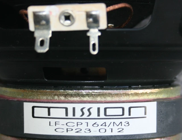 MISSION M32 MAIN driver / woofer, model LF-CP164/M3 CP23-012 (3D26F) 1 ...