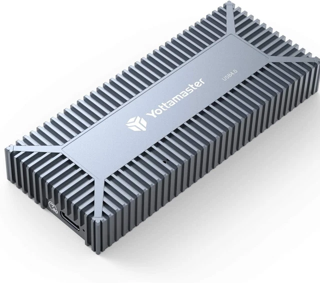 YOTTAMASTER M.2 NVME Enclosure Adapter Compatible w/Thunderbolt 3/4 In ...