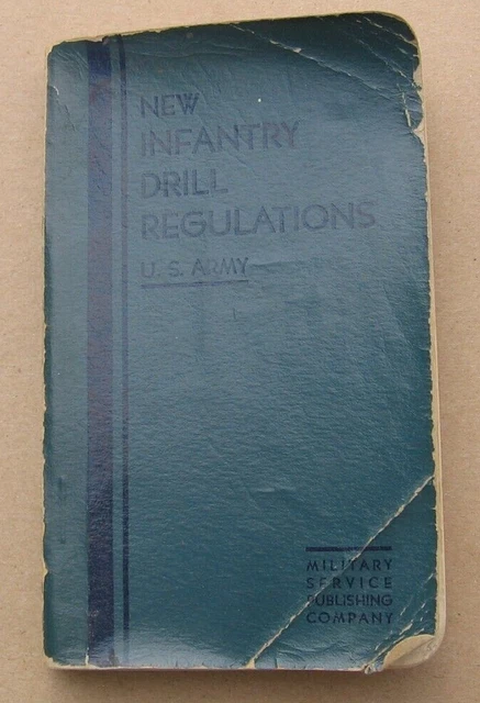 WWII US ARMY New Infantry Drill Regulations Illustrated Book 1944 ...