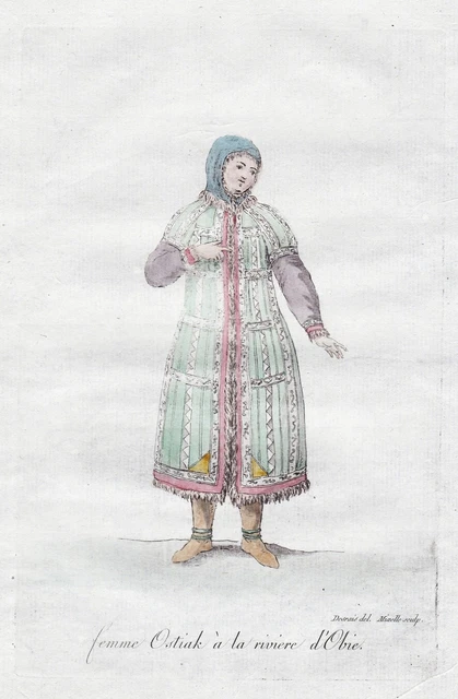 OSTYAK FEMME SIBERIA Sibérie Russie Costumes Costume Engraving 1780 EUR ...