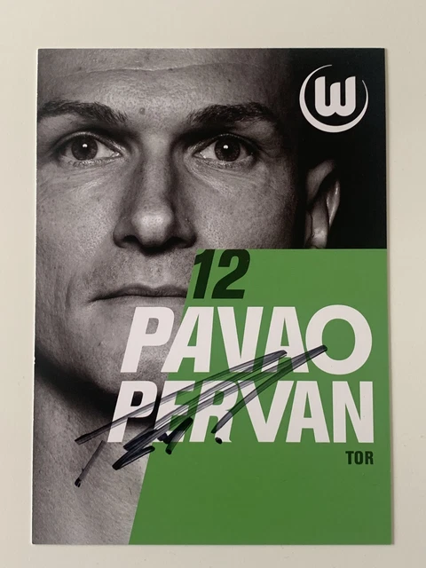 PAVAO PERVAN 2025/26 Autogramm Original handsigniert VFL Wolfsburg AK ...