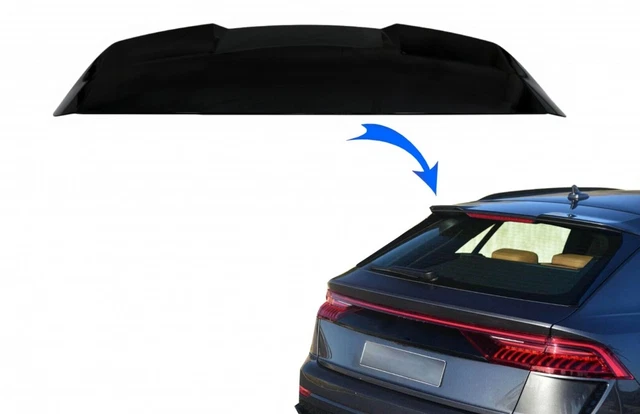 SPOILER POSTERIORE SUL tetto per SUV A U D I Q8 (2018-up) RS Design ...