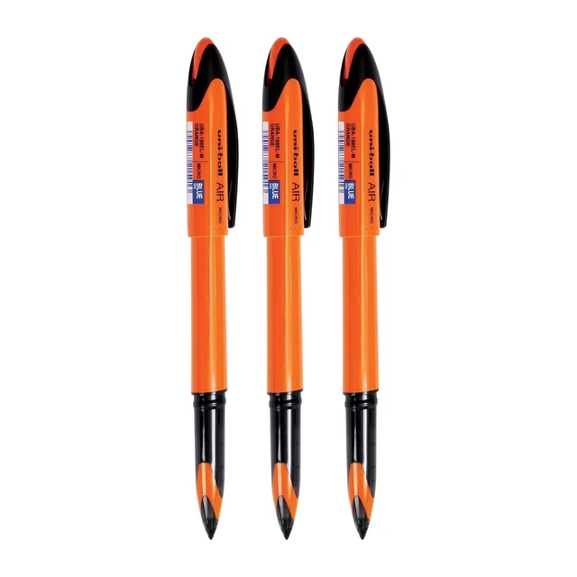 3X UNI-BALL AIR UBA188ELM 0.5mm Roller Ball Pen For Smudge Free Writing ...